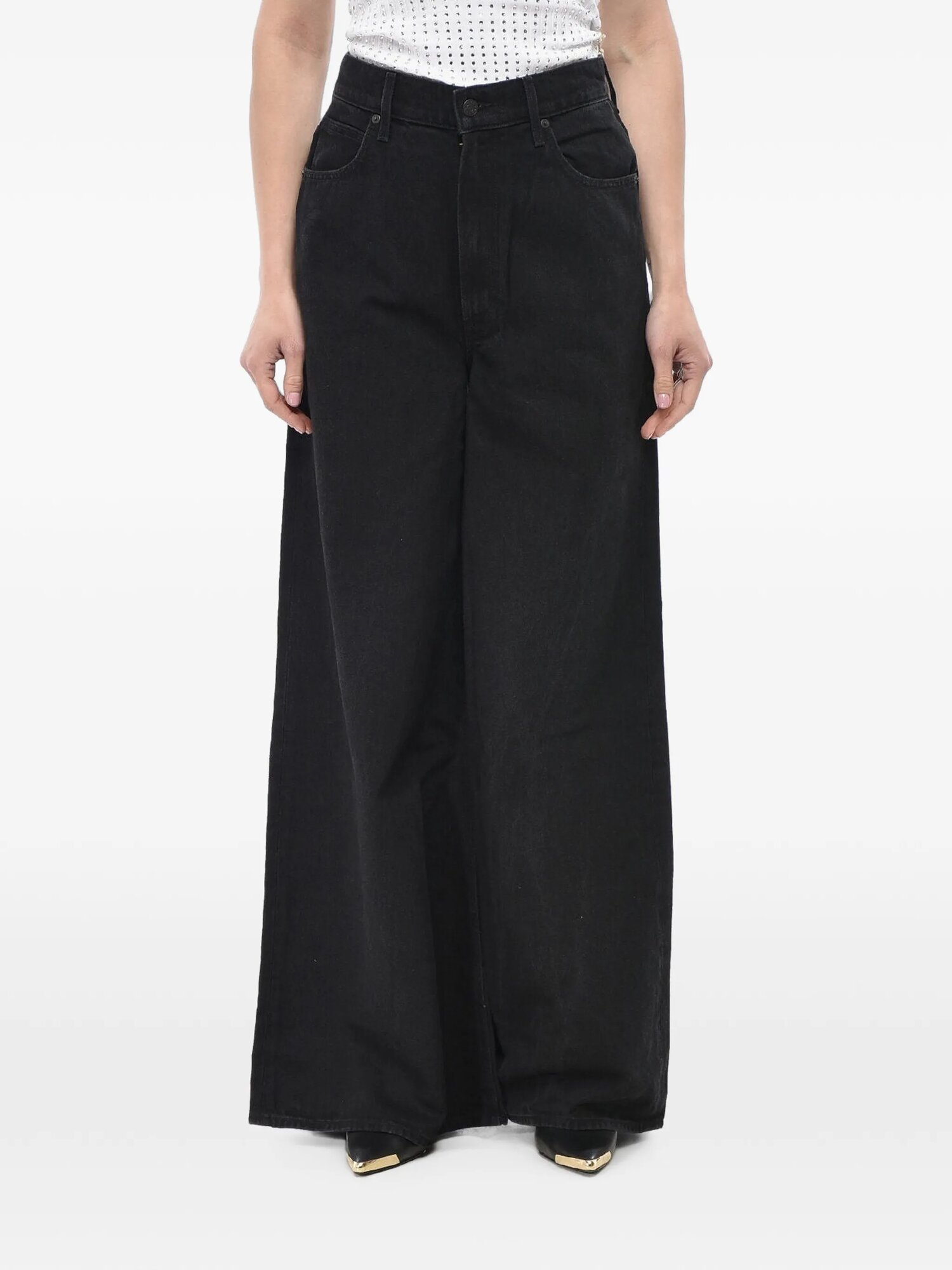 Джинсы SNACKS wide-leg jeans 