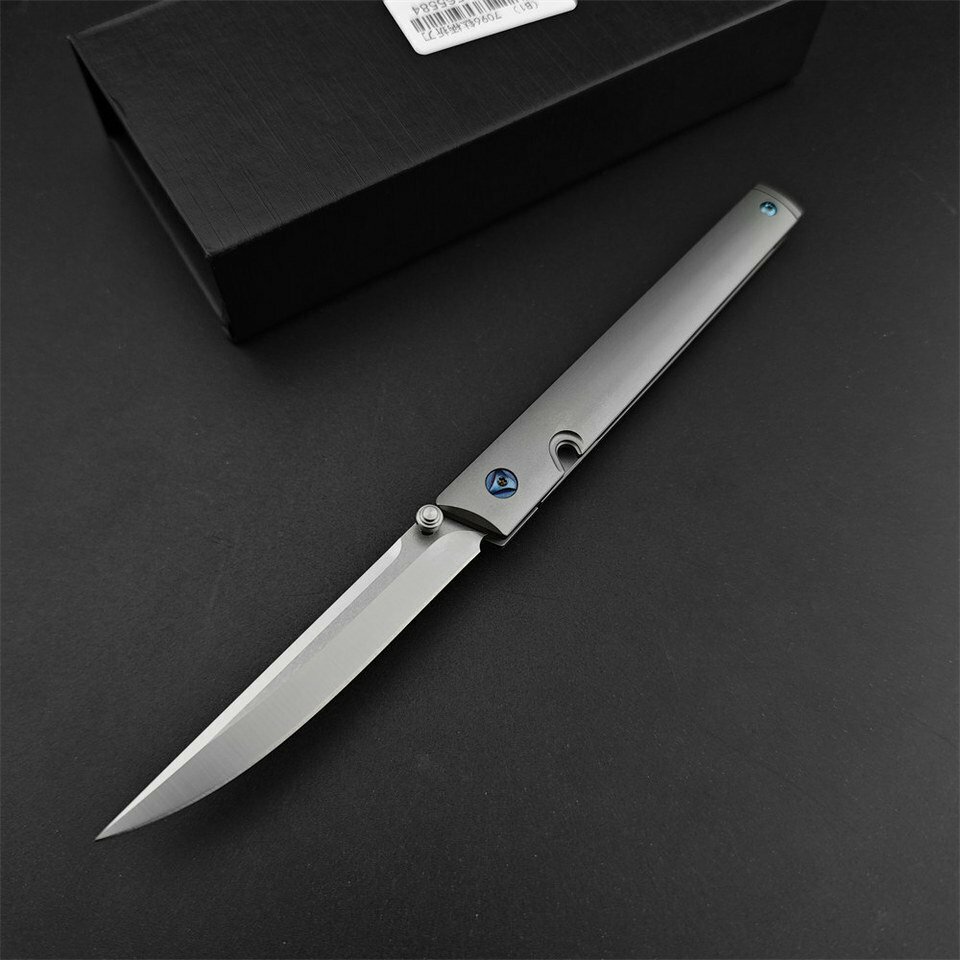 CRKT 7096 Складной нож D2 Лезвие Ручка из алюминиевого сплава Карманный нож Открытый EDC Охотничий Кемпинг Пеший Туризм Инструмент Подарок