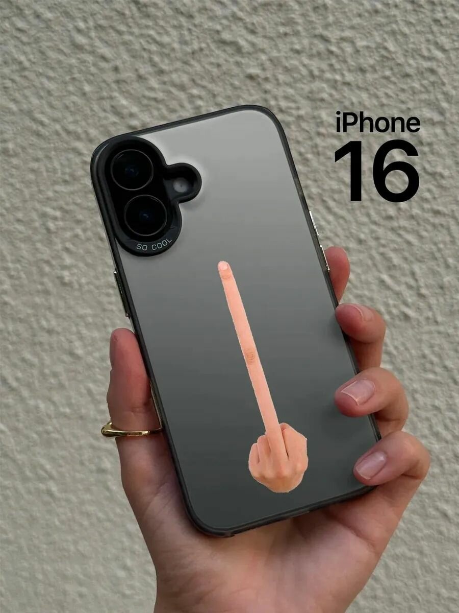 Чехол на Iphone 16 мем