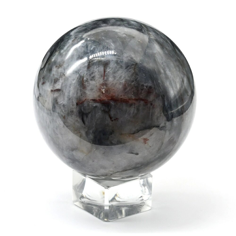 Шар из яшмы серебряной, диаметр 71мм, 507г