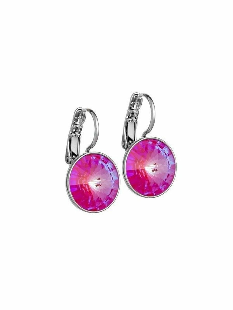 Серьги, кристаллы Swarovski, хрусталь, кристалл