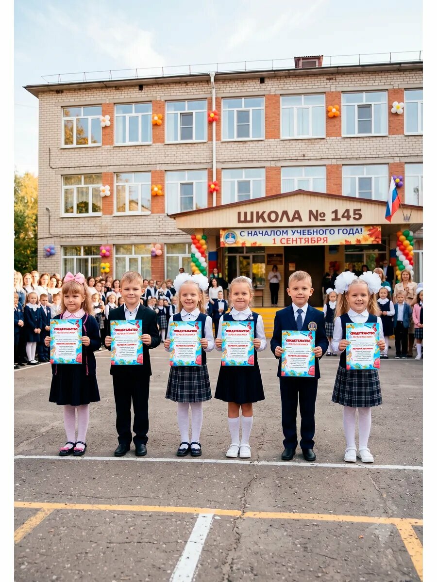 Свидетельство первоклассника — фото 1