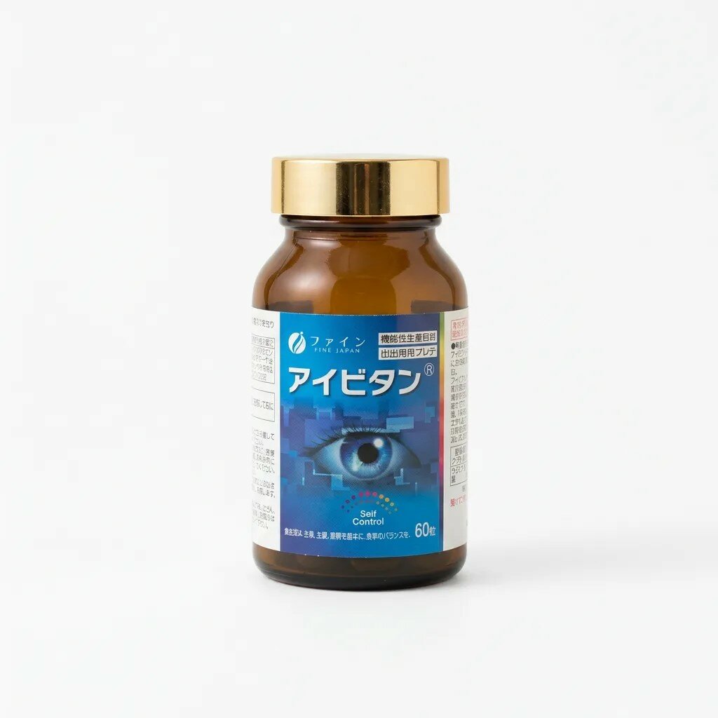 Свежий взгляд - Витамины для глаз, для зрения + Витамин е "Fine Japan" Япония 60капсул
