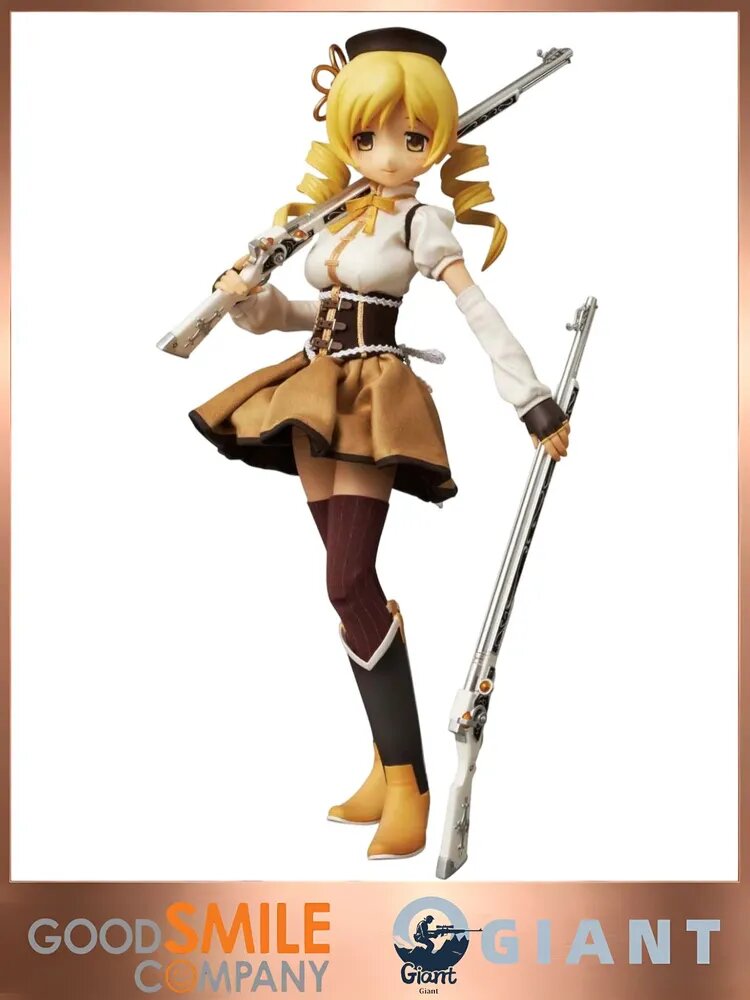 Фигурка Figma Пуэлла Мэджи Мадока Мэджика Мами Томоэ Настоящая героиня боевика 13см ПВХ полная комплектация подарок коллекционеру