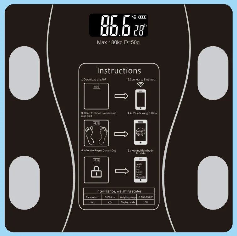 Smart Body Fat Scale