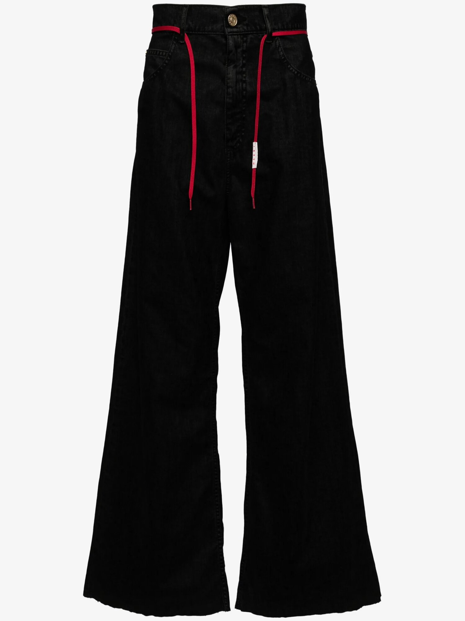 Брюки Drawstring flared trousers