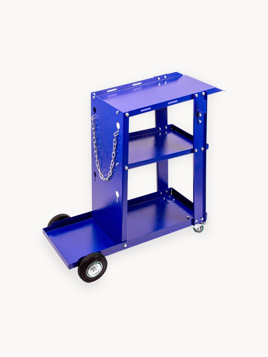 Тележка для сварочного аппарата "Hard Steel" на колесах, усиленная