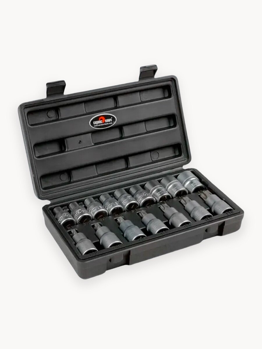 Набор головок Е10-24, торекс torx Т30-70 под 1/2, Сервис Ключ