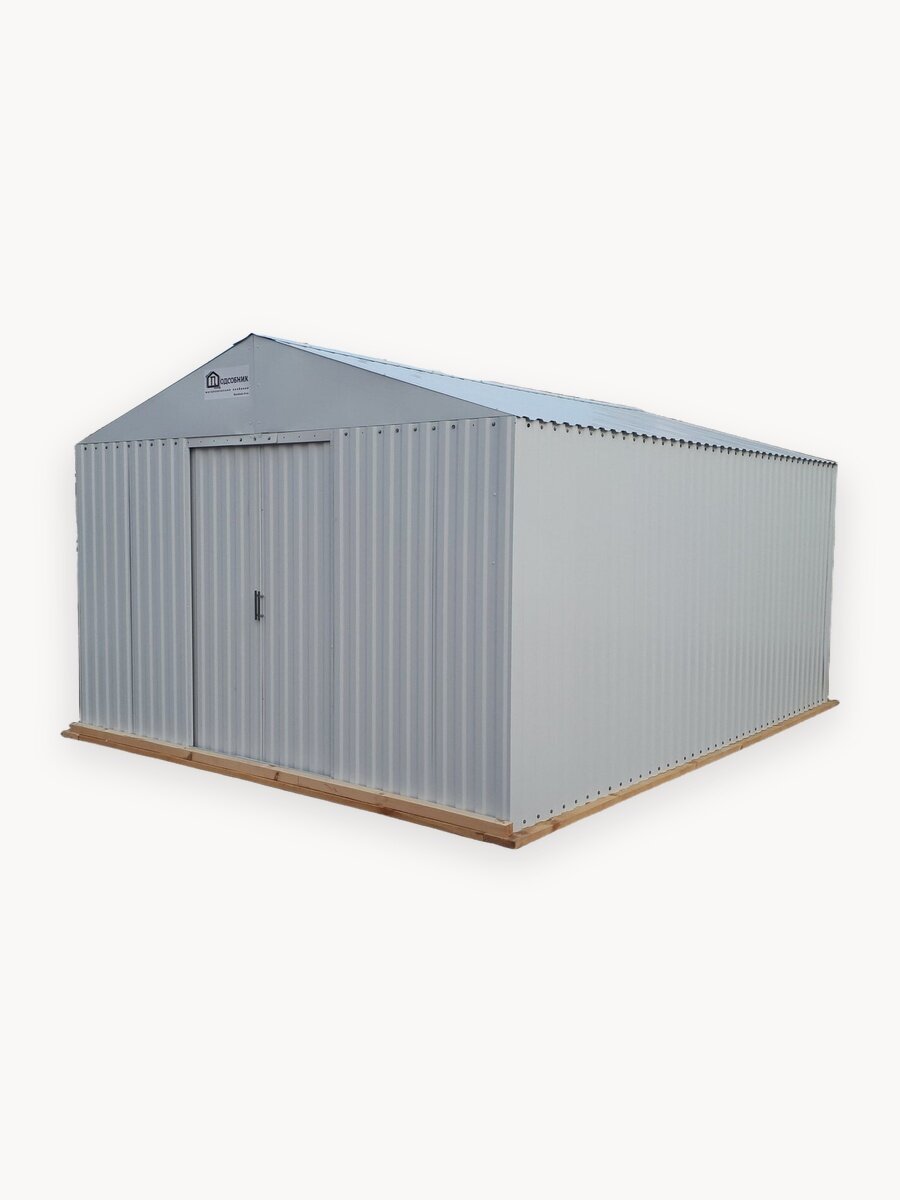 Хозблок СИМ-2 3*4 м, RAL9003 белый, подсобник сарай сборный металлический