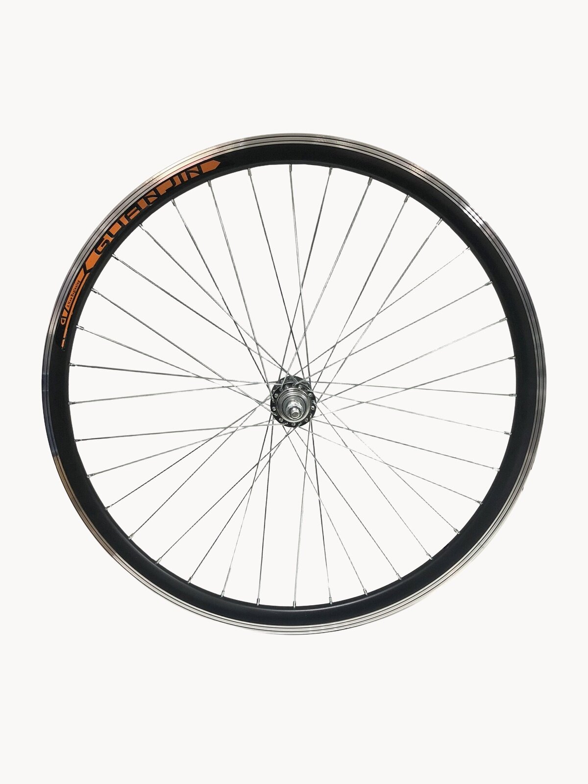 Колесо для велосипеда 26" алюминиевый обод стальная втулка под 5-8 скоростную трещотку насыпные подшипники