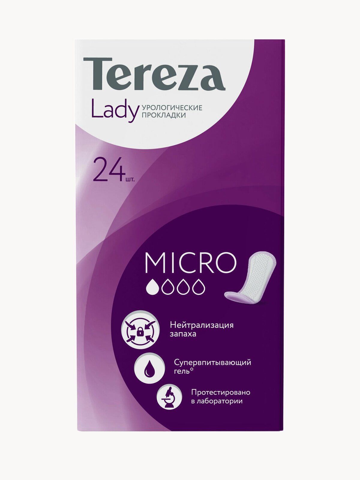 Ежедневные урологические прокладки Tereza Lady Micro 24шт