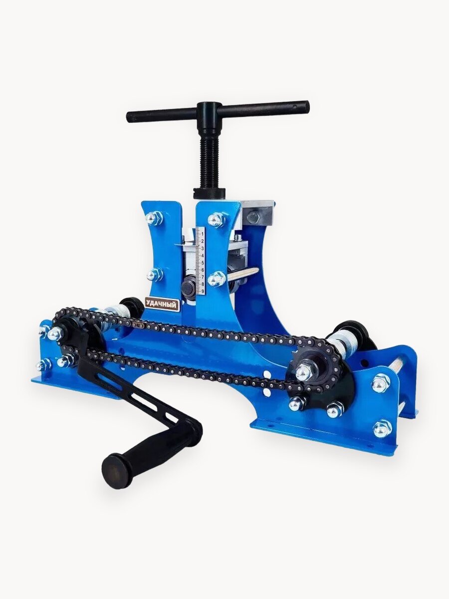 Трубогиб для профильной трубы Helicon Удачный Премиум, для полос, прутков, ручной