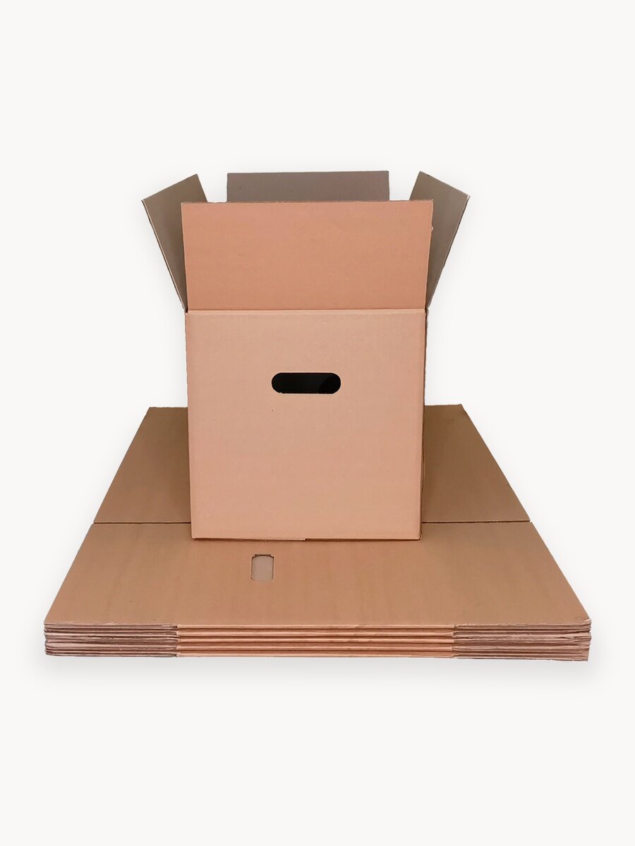 Картонные коробки для переезда и хранения 600x400x400 с ручками (большие) Т-24 5 шт