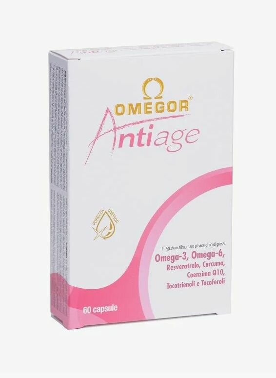 Омегор Антиэйдж капсулы 723мг 60шт (Омега-3 с комплексом антиоксидантов)