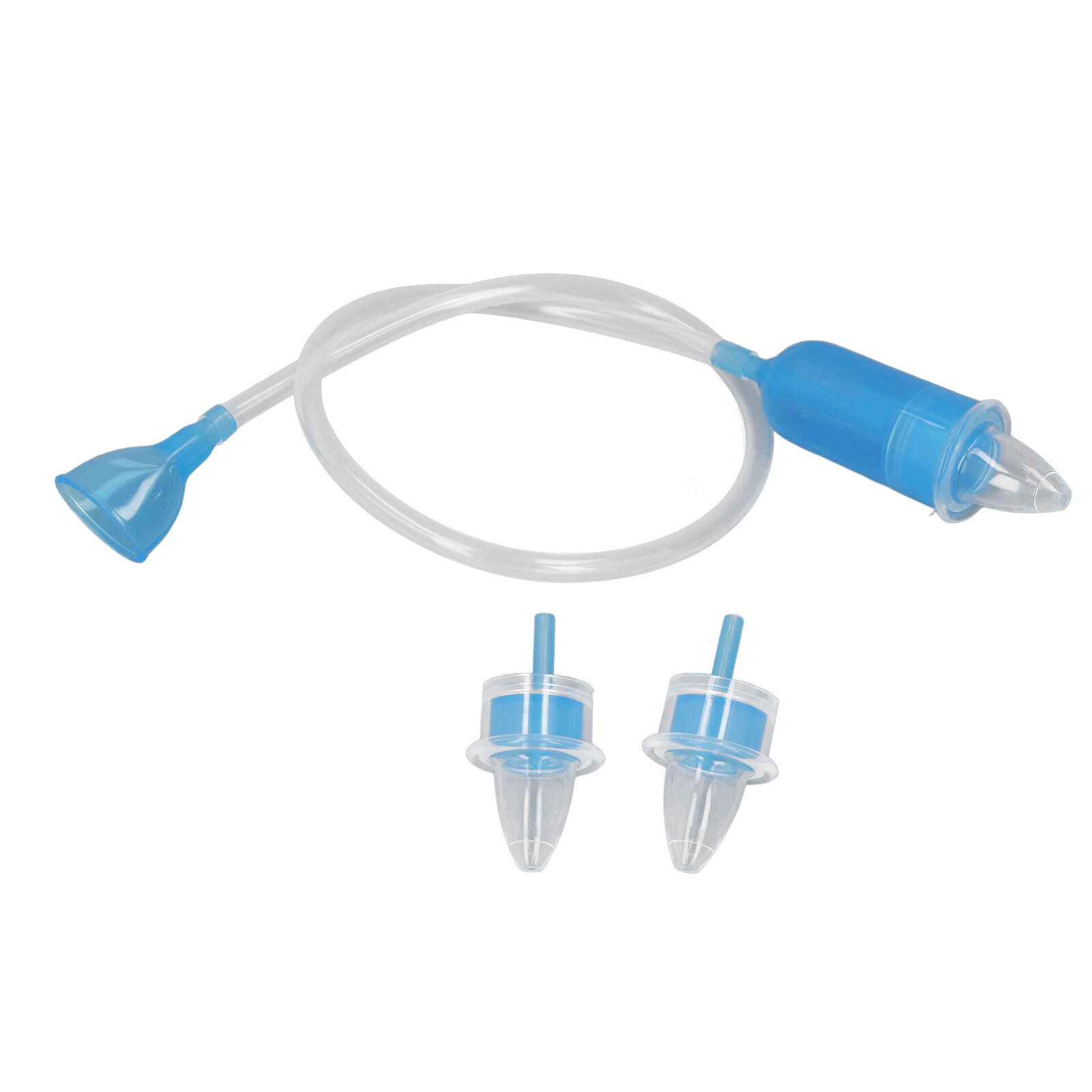 Аспиратор для носа для новорожденных, домашний портативный, безопасный, эргономичный, многоразовый, мягкий силиконовый наконечник, очиститель для носа