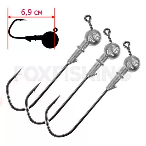 Джиг головки Top Power Kama Edition 120 6/0 38g. 3 шт.