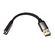 Адаптер KS-is AB136D USB Type-C - mini jack, 3.5 мм, серебристый