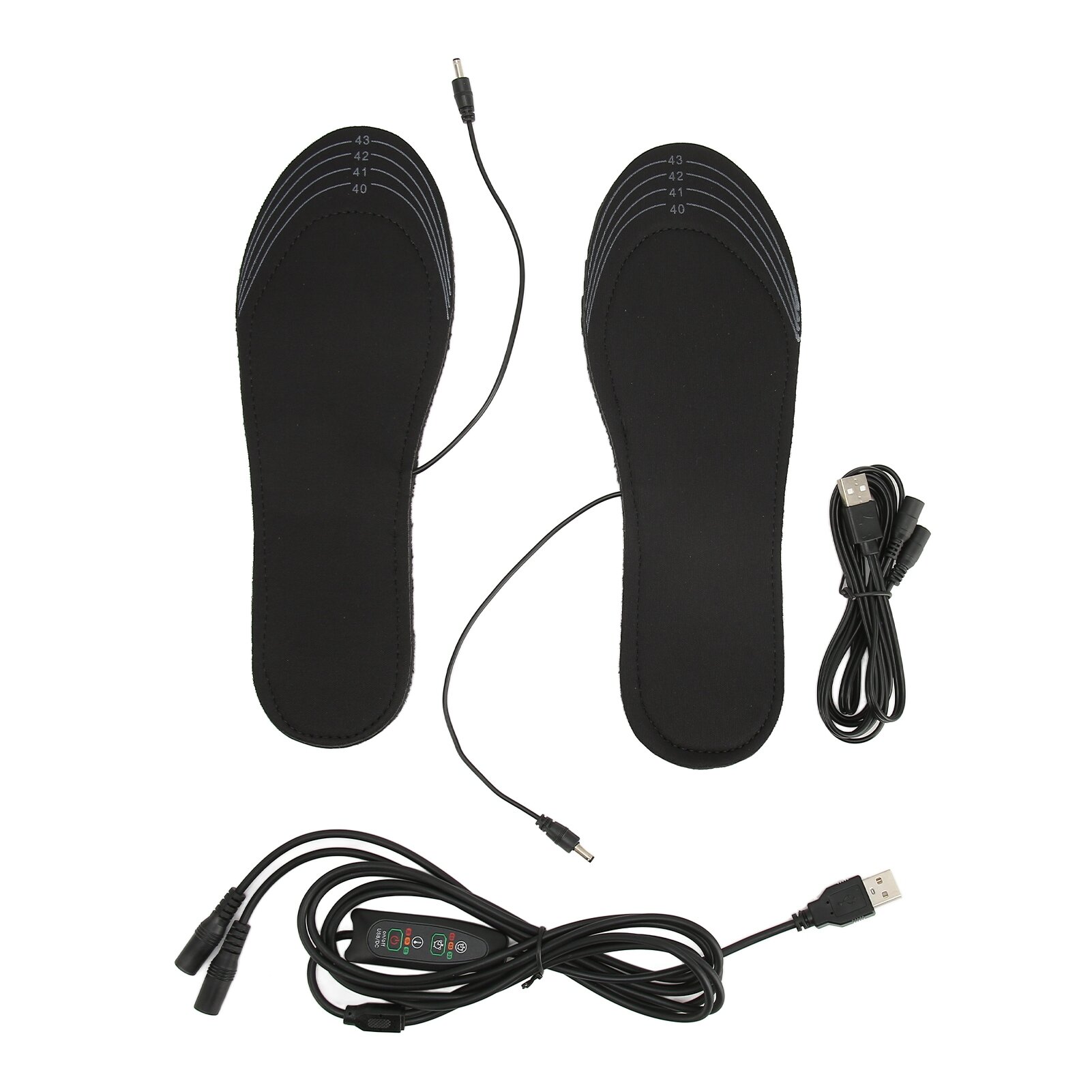 Электрическиестелькисподогревом, обрезаемыепоразмеру, дышащие, сохраняющиетепло, сUSB-подогревом, длямужскойобуви40-46