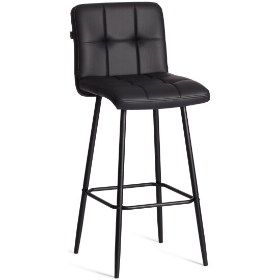Барный стул Tetchair Medeo/Медео экокожа, черный