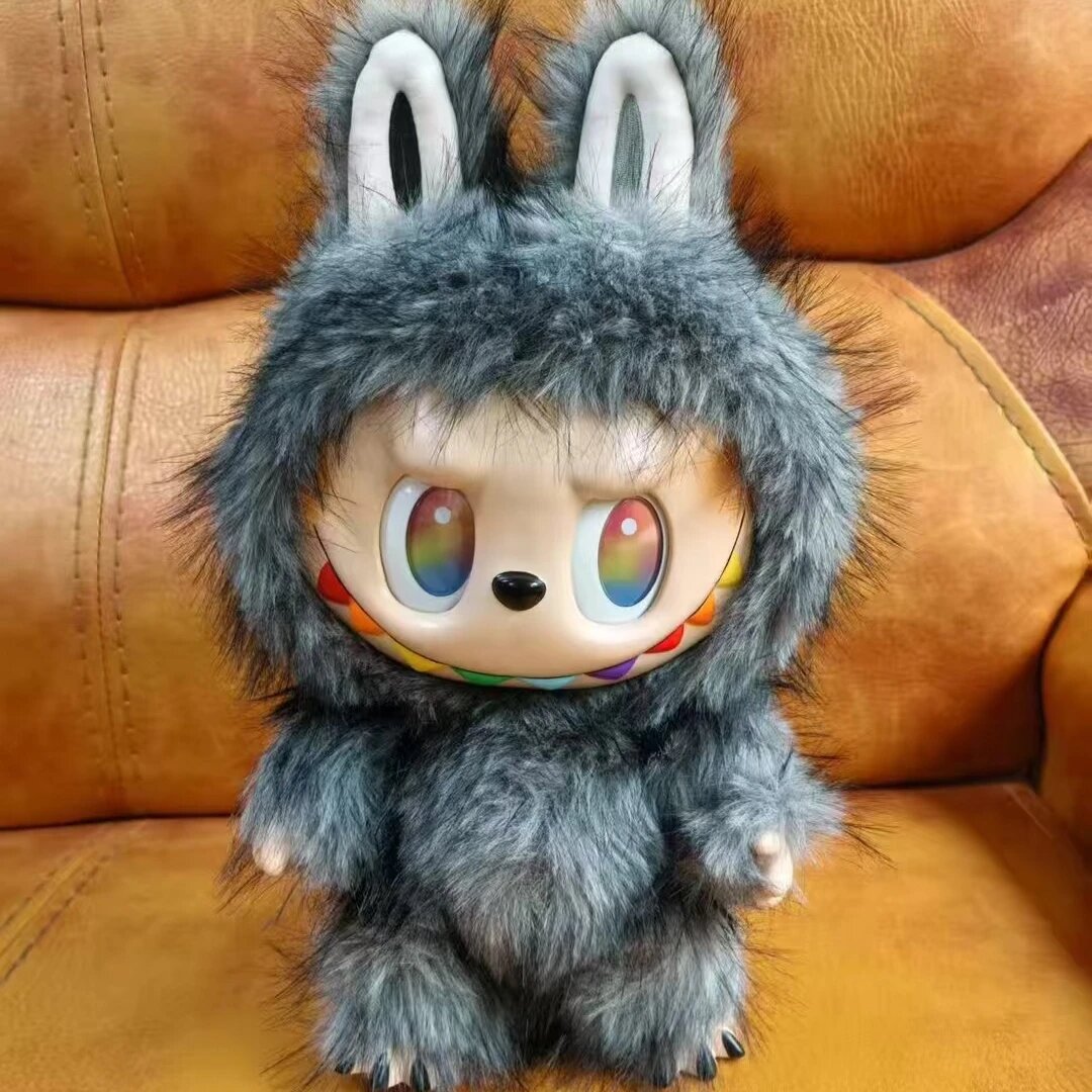 Кукла Zimomo Labubu, мягкая, интерактивная, пластик, ПВХ, цвет разное 1 шт.