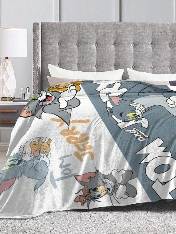 Пледы Том и Джерри Плед Tom and Jerry Мультфильмы от Cartoons