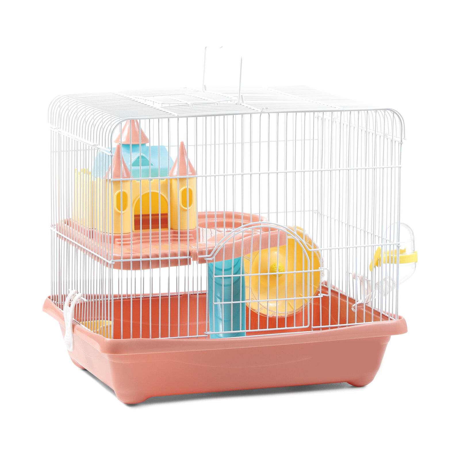 Клетка для грызунов Triol YD301 двухэтажная, размер 35 х 26 х 31 см, цвет персиковый