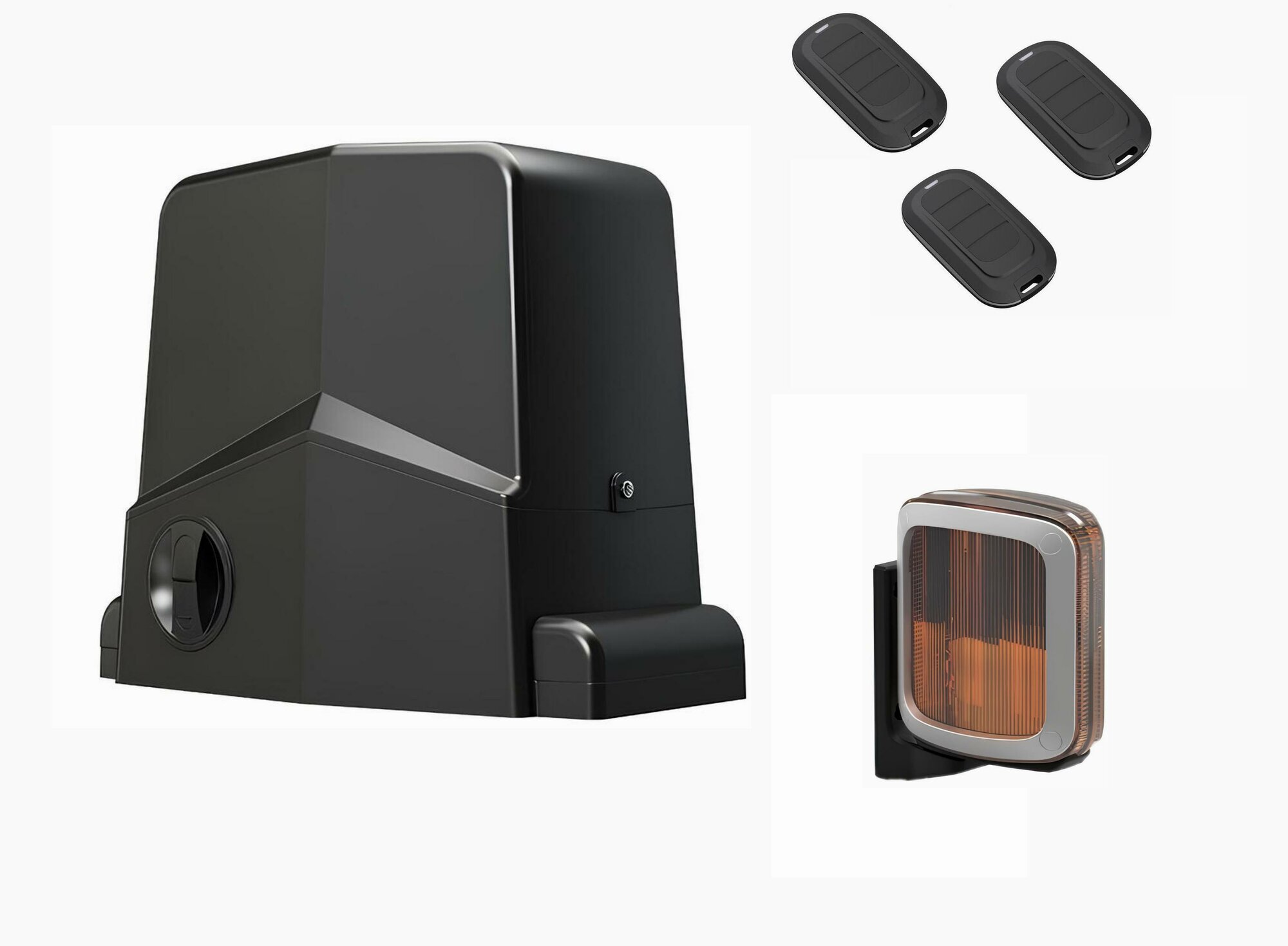 Автоматика для откатных ворот ARW-1000MKIT LA-Т3, комплект: привод, сигнальная лампа, 3 пульта