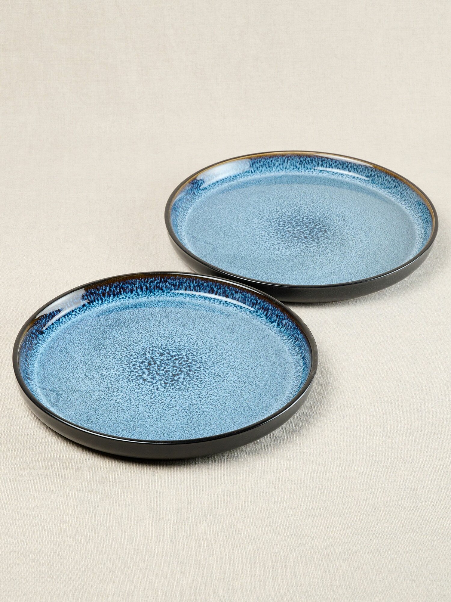 Набор тарелок 2 шт, керамические тарелки 20 см