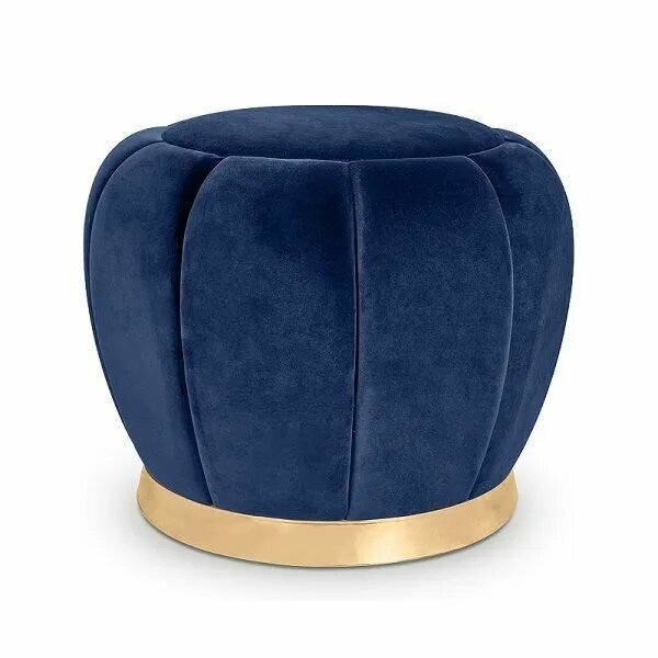 Табурет Taburet, антивандальный, мягкий, металлический каркас, цвет светло-коричневый, 40х40х38 см