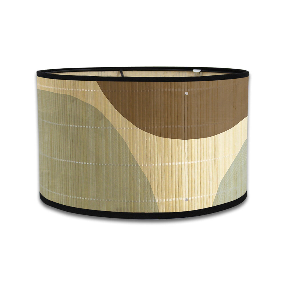Ретро-абажур, бамбук, ручная работа, используется для украшения дома, 30х30х20см