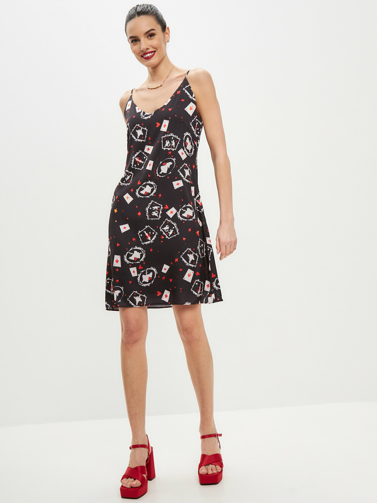 Платье шелковое двойное Kelly