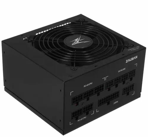 Блок питания Zalman 1000W (ZM1000-TMX) черный - 80+ Gold, ATX 20+4 пин, 4 pin + 4 pin x2 CPU, 12 SATA, 6 x 6+2 pin PCI-E