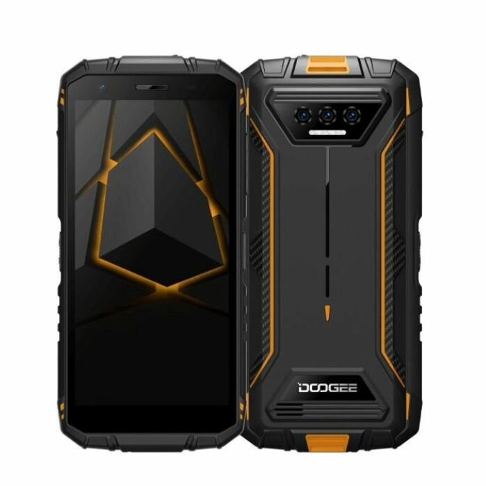 5,5" Смартфон Doogee S41 Pro Volcano Orange 4/64 ГБ (S41 PRO) 2023, оранжевый