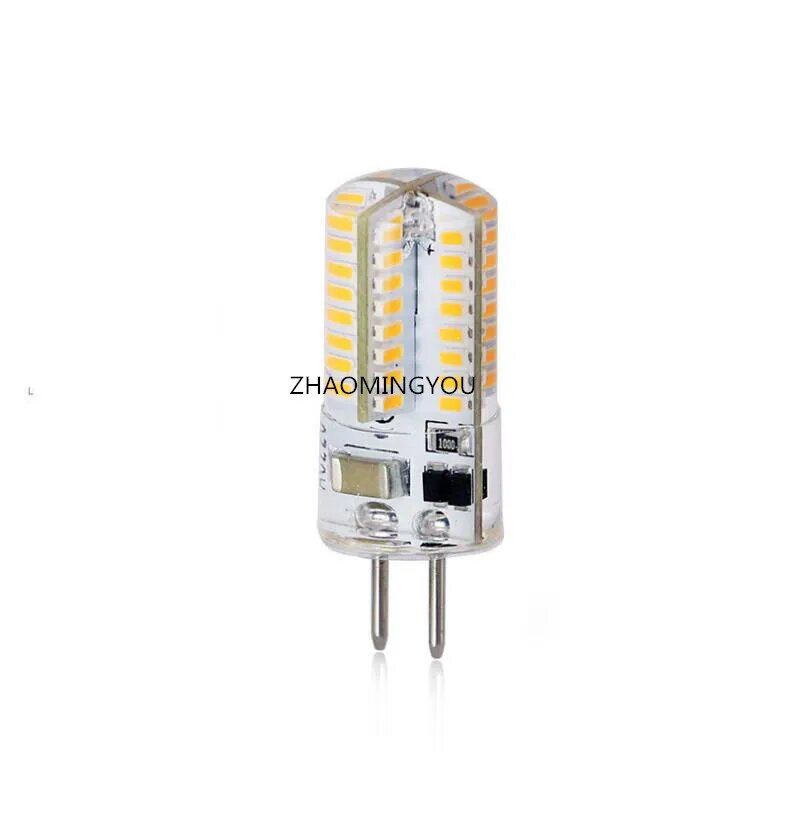 Светодиодная лампа GY6.35 64LED 220V теплый белый