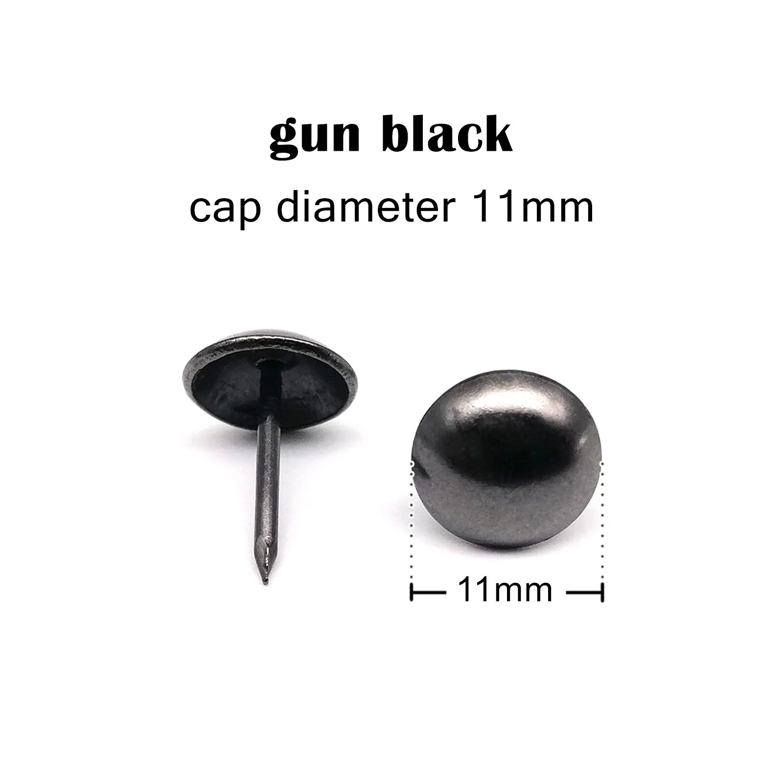 Деревянные гвозди Michastu 50 шт. gun black