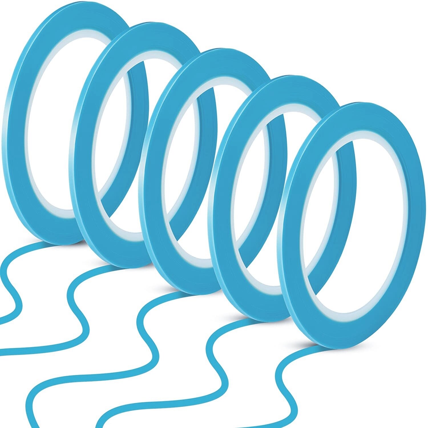 Тонкие ленты 1/8 дюйма 3 мм виниловая малярная лента с тонкими линиями для кривых автомобилей, малярных машин, 33 метра на каждый рулон