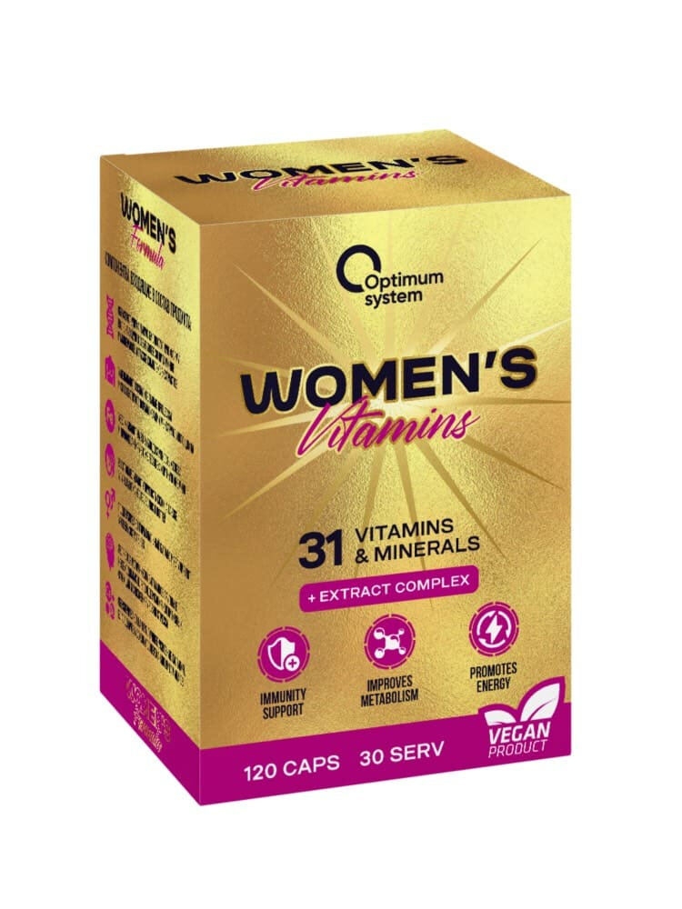 Optimum System Gold Series Women's Vitamins Forte, Витамины женские форте 120 капсул