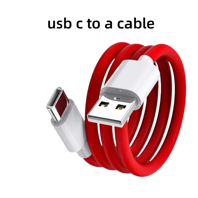 Оригинальный Кабель Oneplus Supervooc Warp Charge 80W USB Type C Для Быстрой 2m, usb c to a cable
