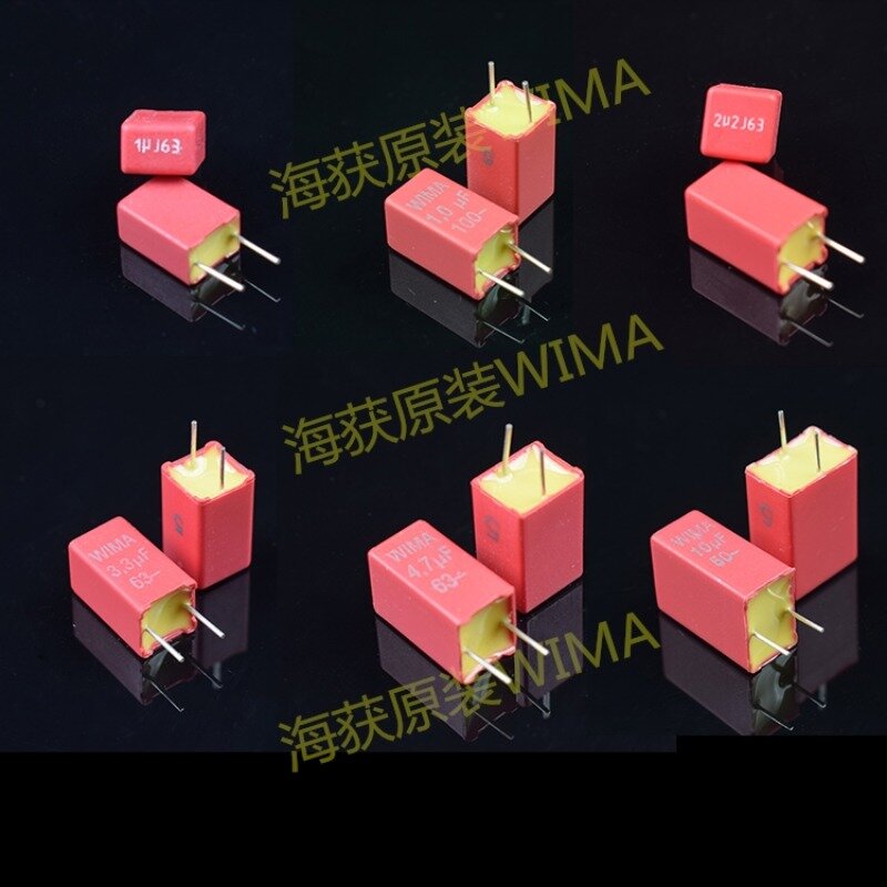 WIMA FKP2 1000PF\102 100V 5% 4.5*6.5*7.2 Аудио пленочные конденсаторы 10шт цена