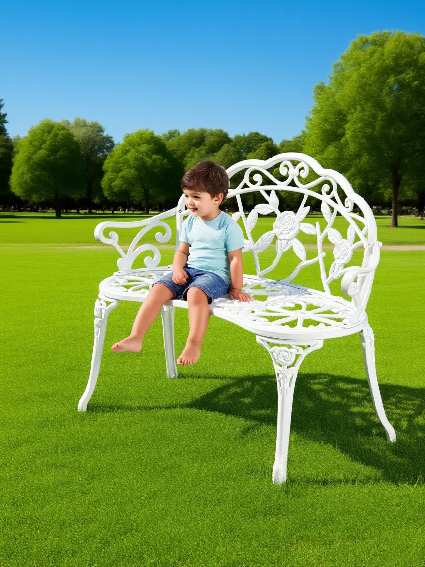 Комплект мебели, Набор садовой металлической мебели, для дачи, для сада, Обеденный стол 1 шт