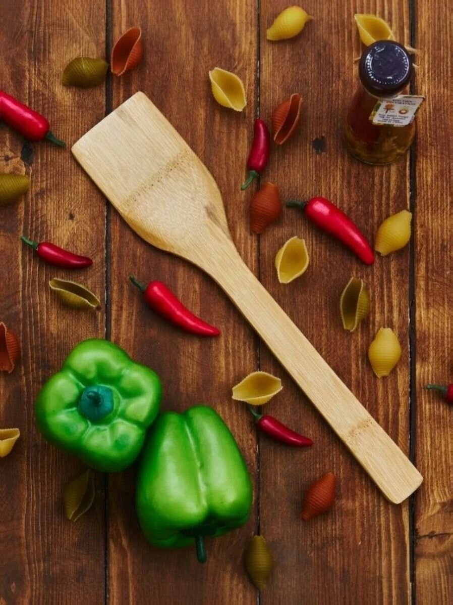 Лопатка бамбуковая 30см №1, арт. КТ-ЛК-01