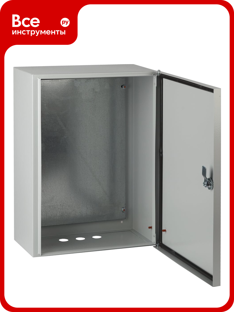 Щит с монтажной панелью ЭРА SIMPLE ЩМПг-04 IP54, 400х300х175, Б0041666, изготовлен из качественной российской, надежной