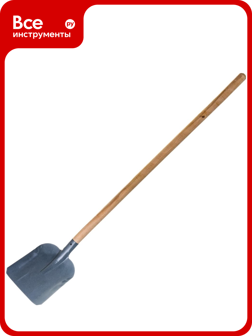 Совковая лопата с деревянным черенком первого сорта Gigant GSS-05, деревянный, универсальный