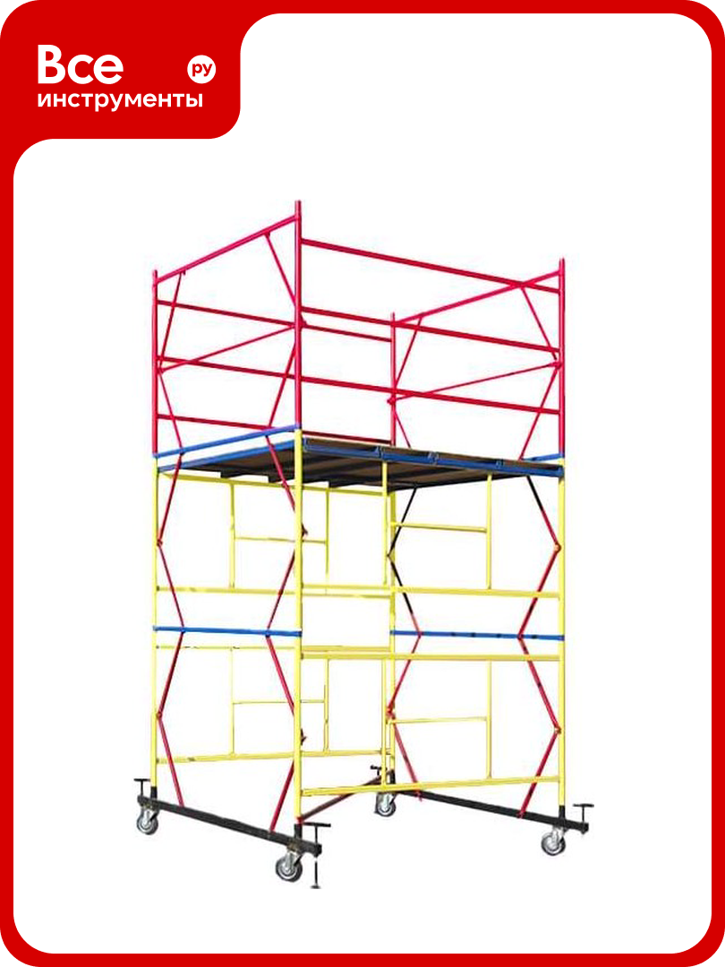 Вышка-тура 2,0x2,0 H=4,0м Gigant GTT-039, универсальный, 0×2, 4 м