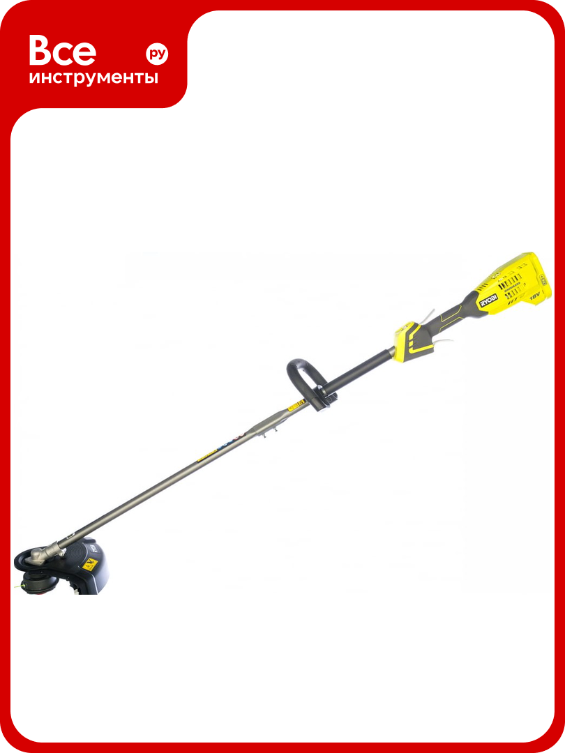 Бесщеточный аккумуляторный триммер Ryobi ONE+ OLT1833 5133003651, разборный, 18 В, 33 см
