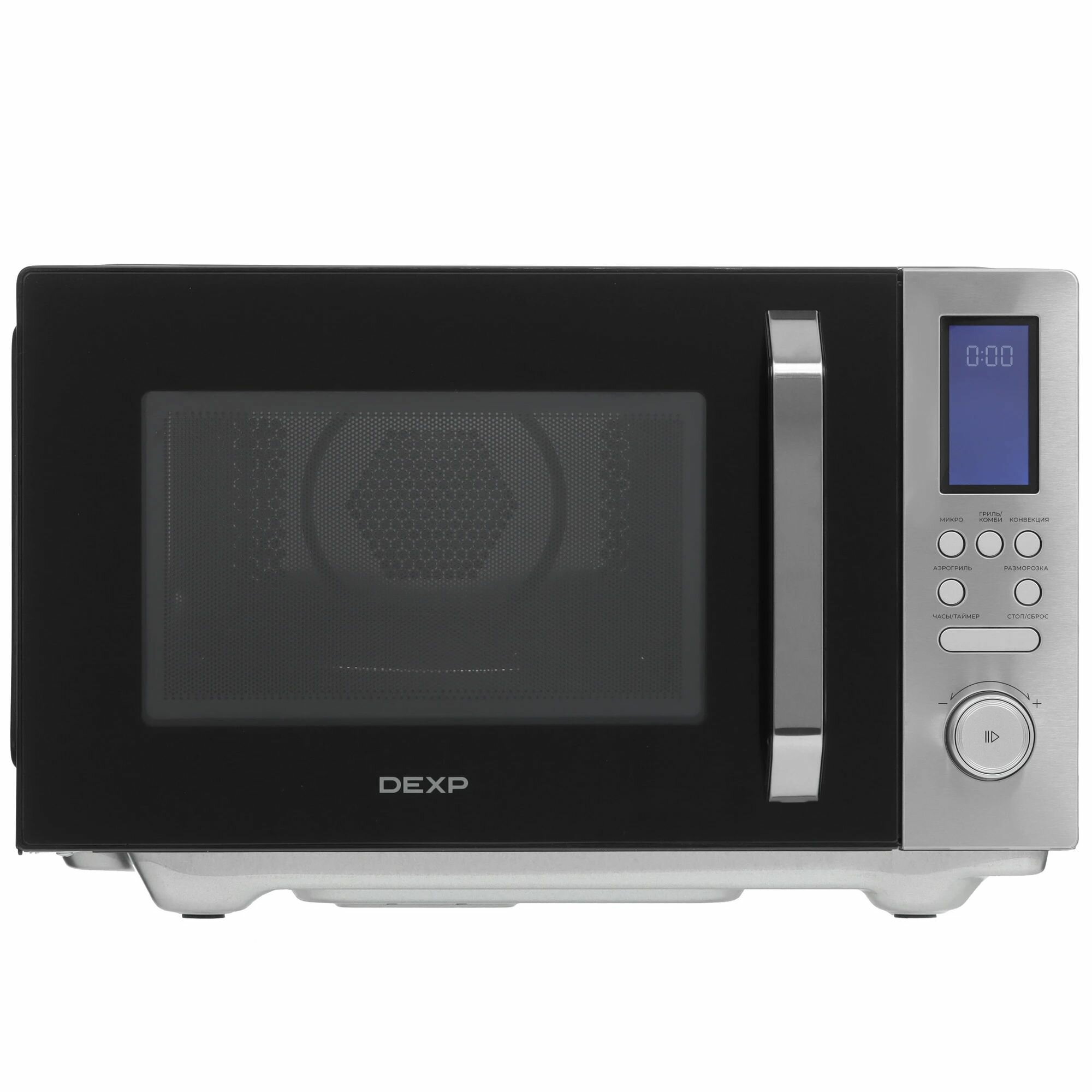 Микроволновая печь DEXP DMW-27H01, нержавеющая сталь, 27л, гриль, конвекция, черная