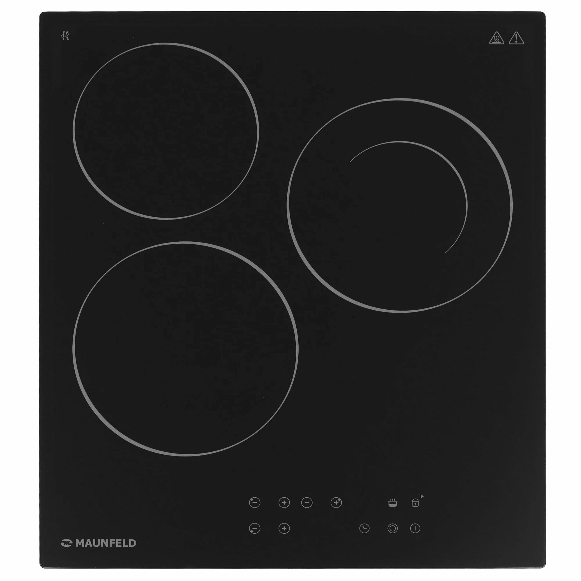 Варочная поверхность MAUNFELD "CVCE453DBK", электрическая, сенсорное управление, черная
