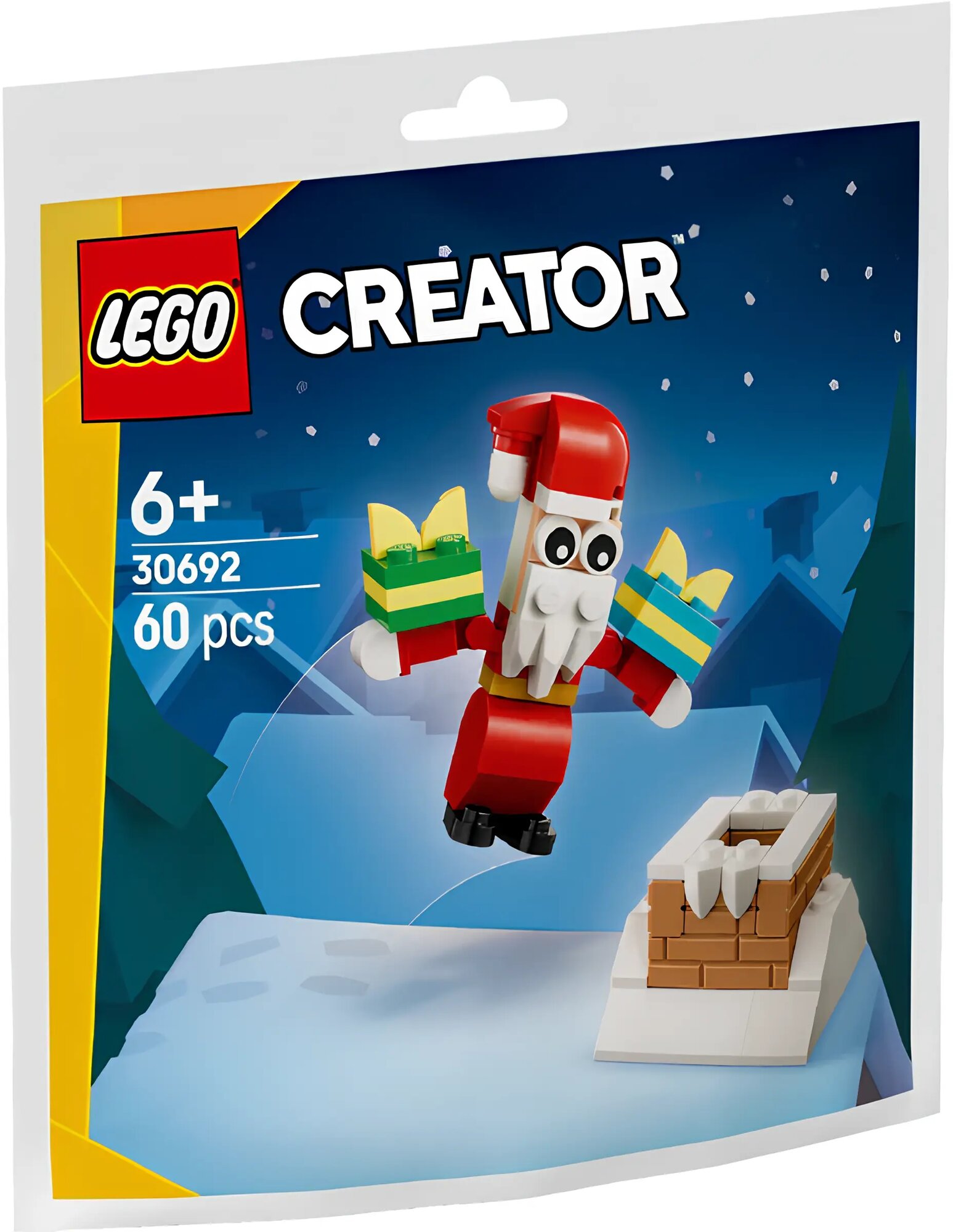 Конструктор LEGO Creator 30692 Christmas Chimney Fun with Santa paper bag