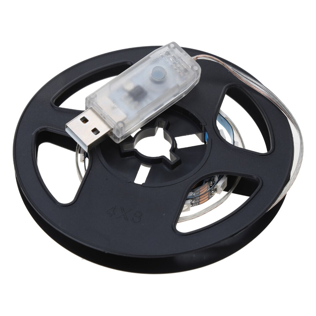 RGB Светодиодная Лента База 8 Цветов 400 Эффектов USB Светодиодная Лента Подставка DIY Украшение для Игрового Звука /Музыки 45 см/18 дюймов