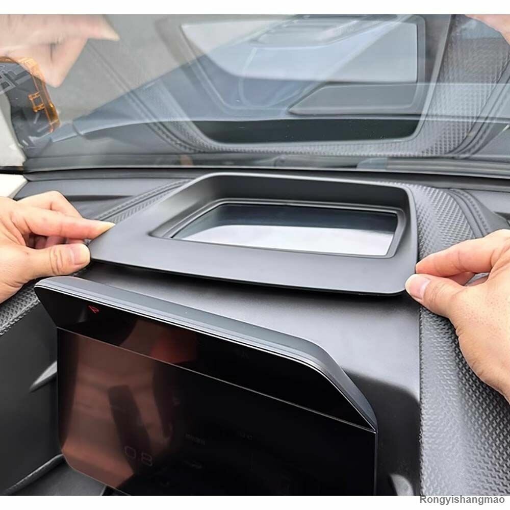 Защитная крышка HUD-дисплея для Haval Dargo 2021-2024 антибликовое стекло, ABS-пластик, легкая установка, стильный аксессуар